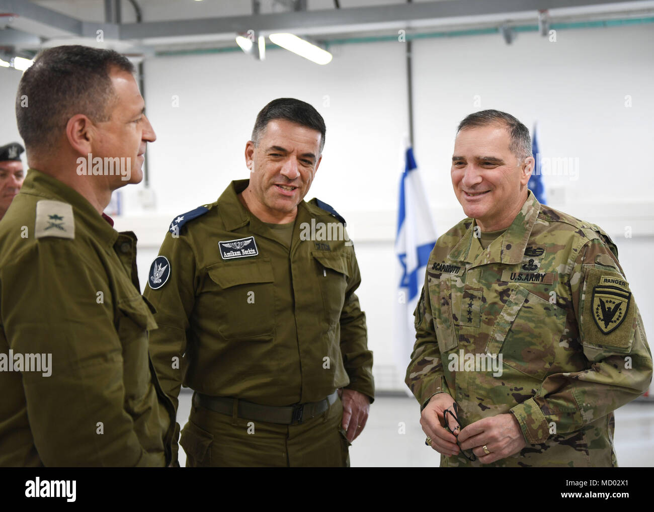 HATZOR AIR FORCE BASE, Israel (Mar. 9, 2018) U.S. Army General Curtis ...