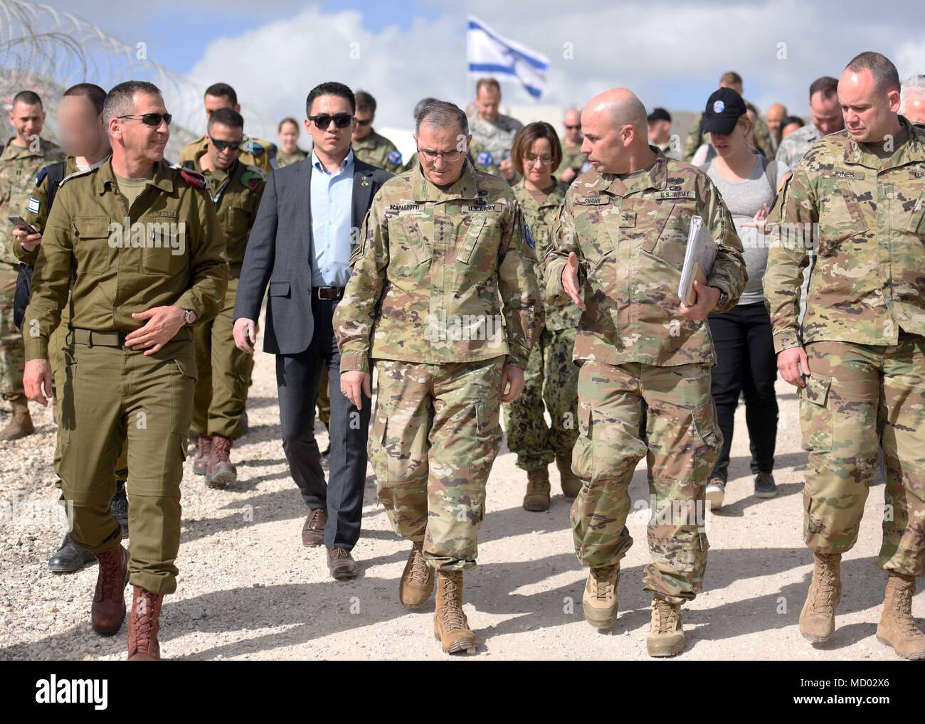 HATZOR AIR FORCE BASE, Israel (Mar. 9, 2018) U.S. Army General Curtis ...