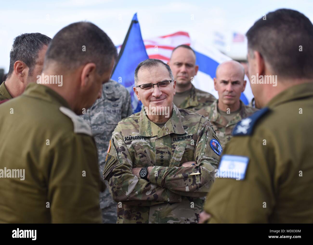 HATZOR AIR FORCE BASE, Israel (Mar. 9, 2018) U.S. Army General Curtis ...