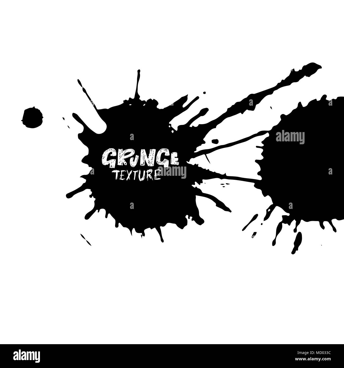 Abstract ink spots hand Stock Vector Images - Alamy