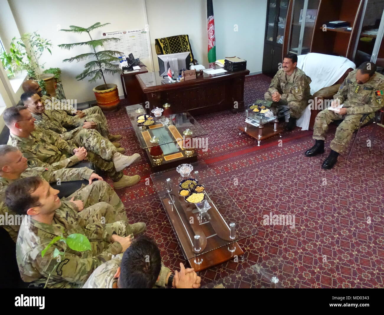 Maj. Gen. Jason Evans and Command Sgt. Maj. Wardell Jefferson, U.S ...