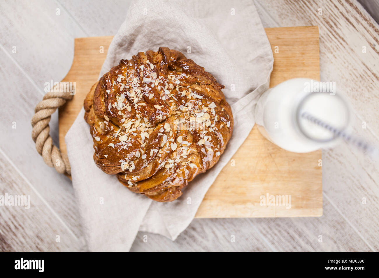 Sweet maple syrup bread Stock Photo - Alamy