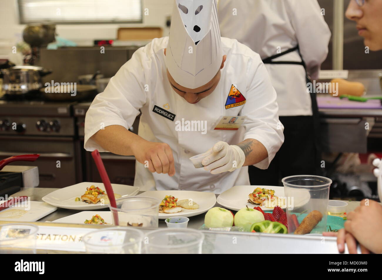 Apprentice Chef Pvt. First Class Kevin Rodriguez First Cavalry Division ...