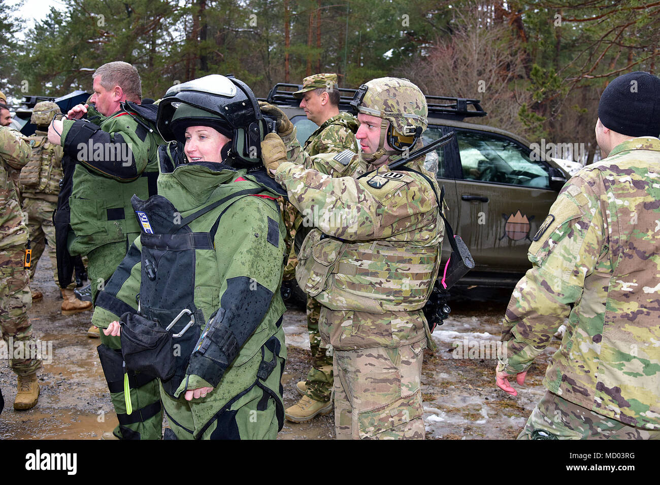 Col. Michelle K. Donahue, commander 16th Sustainment Brigade, in ...
