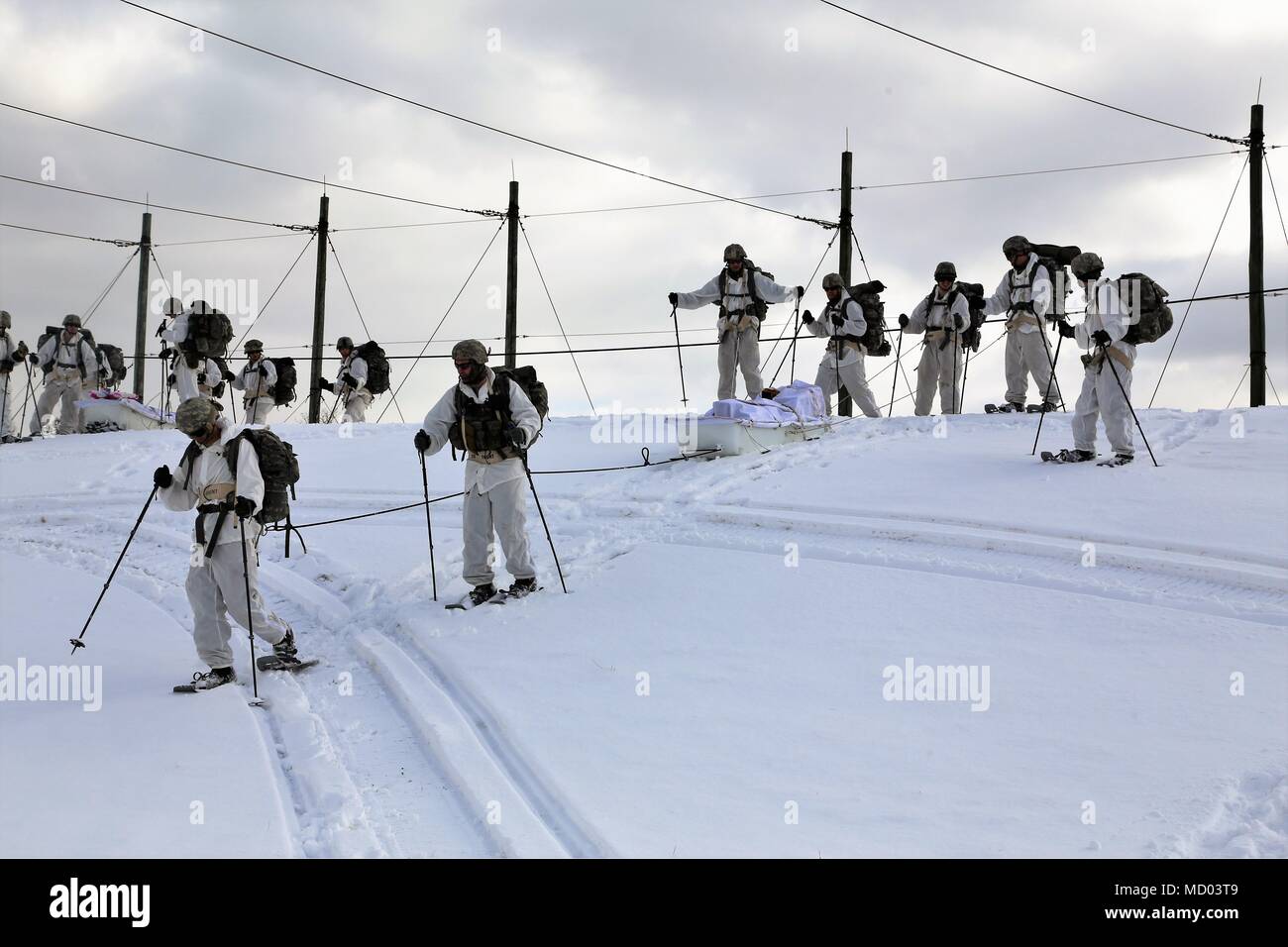 Students in the Cold-Weather Operations Course (CWOC) Class 18-06 ...