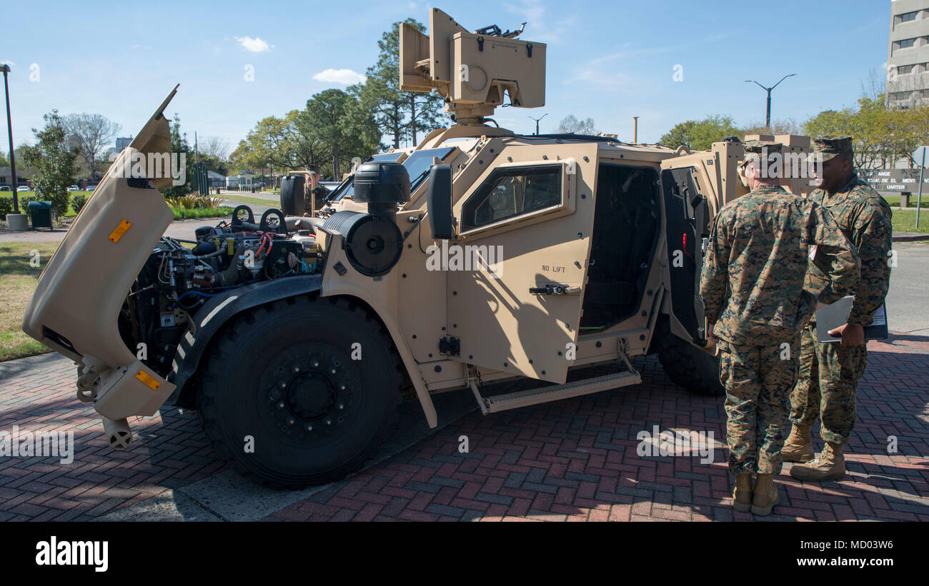 Marines at Marine Forces Reserve examine the inner workings of the ...