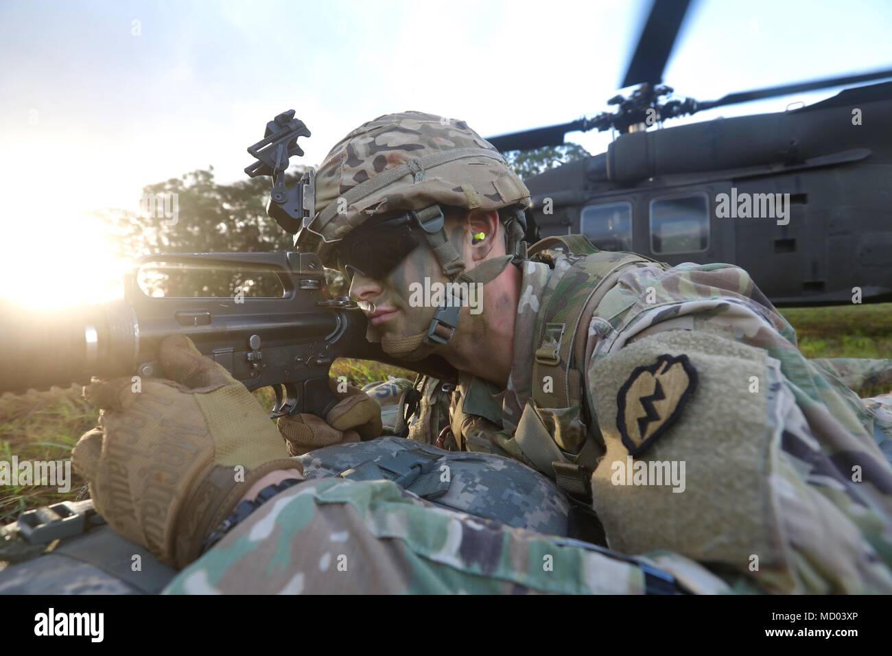SCHOFIELD BARRACKS, Hawaii – After arriving to the landing zone 1st Lt ...
