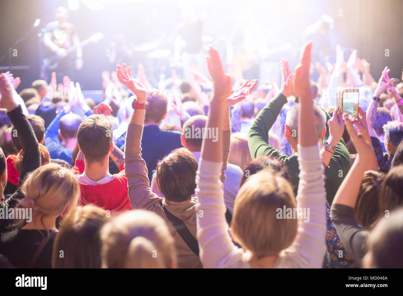 Large Audience Back Head High Resolution Stock Photography and Images ...