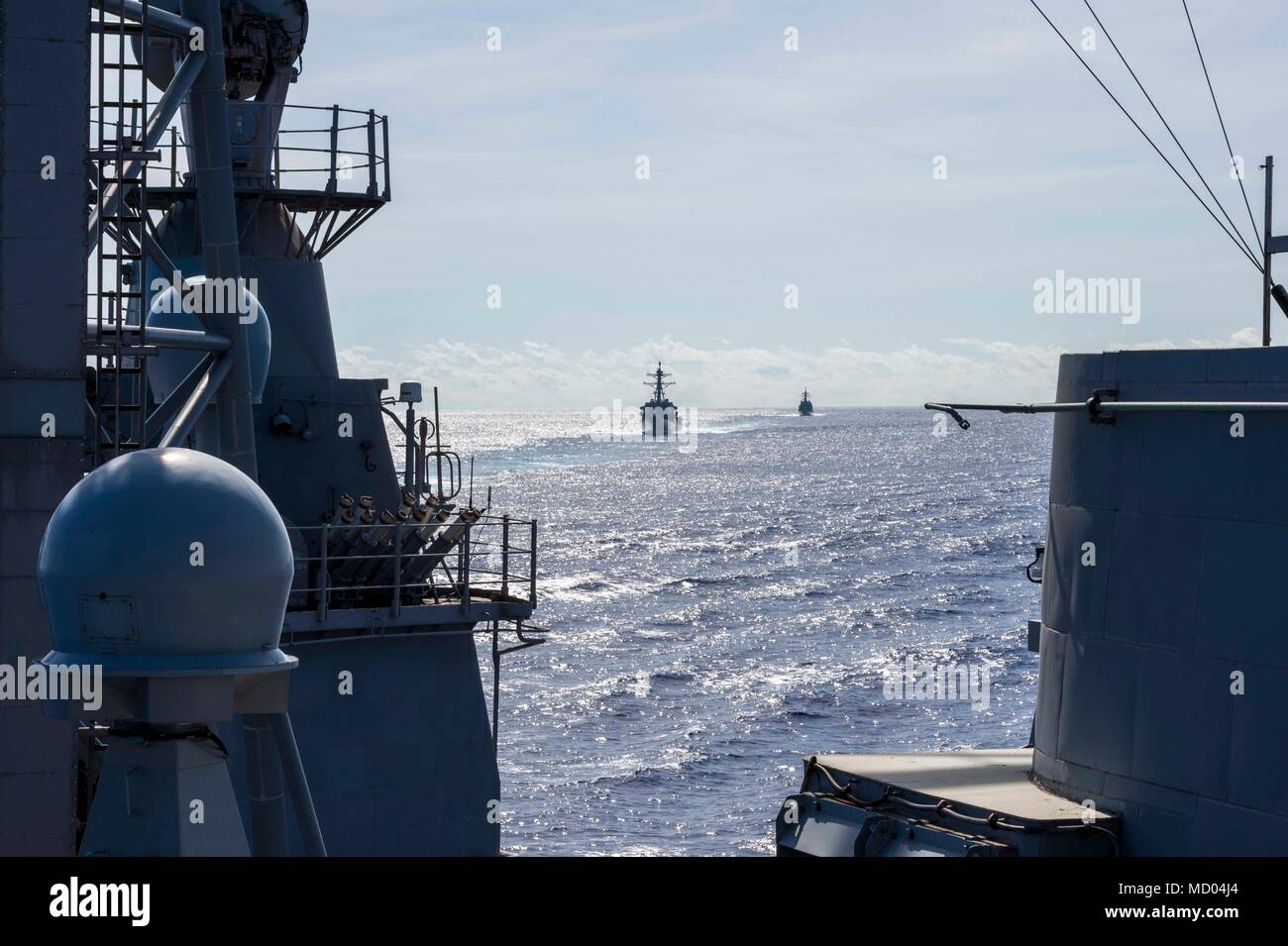 180310-N-ZL062-0059 PHILIPPINE SEA (March 10, 2018) The guided-missile ...