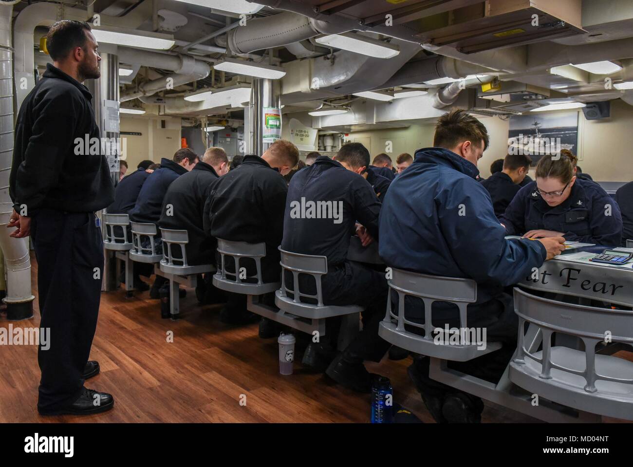 180308-N-ET513-010 MEDITERRANEAN SEA (March 7, 2018) Yeoman 1st Class ...