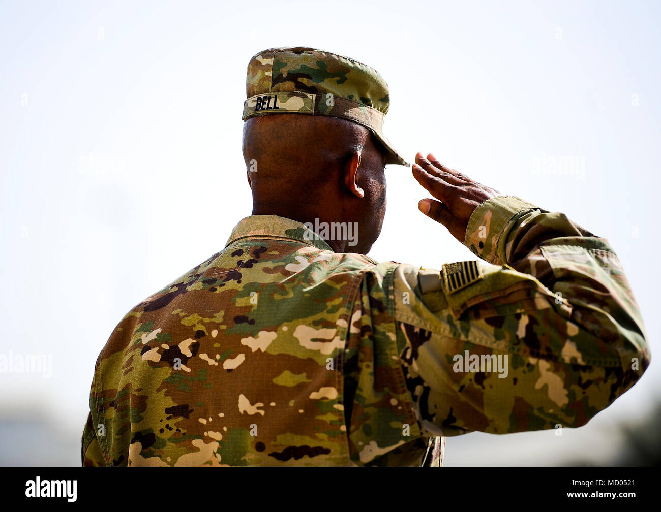 U.S. Army Command Sgt. Maj. Robert Bell, command sergeant major of the ...