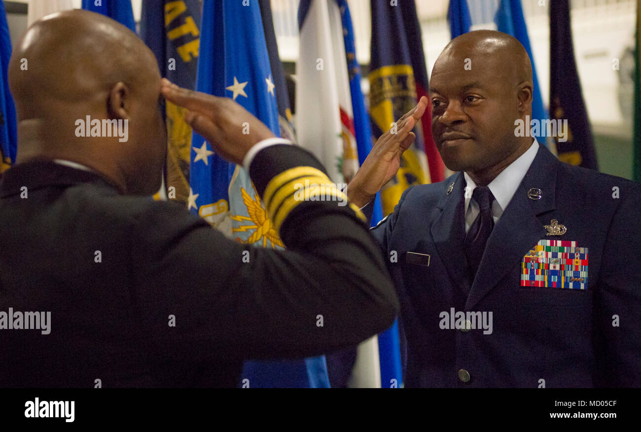 Senior Master Sgt. Antone Scott renders his final salute to his brother ...