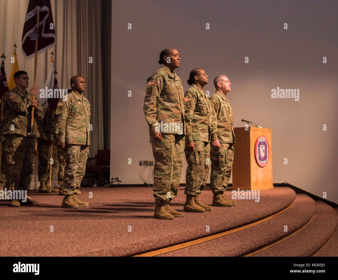 The Change of Responsibility ceremony for United States Army Element ...