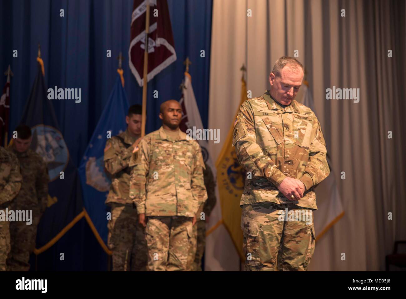 The Change of Responsibility ceremony for United States Army Element ...