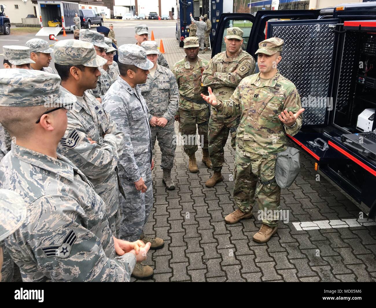 Capt. Dino de la Hoya, 773rd Civil Support Team operations officer ...