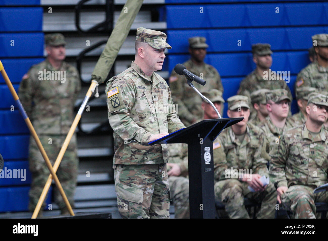Nearly 100 Soldiers from 1st Battalion, 87th Infantry Regiment, 1st ...