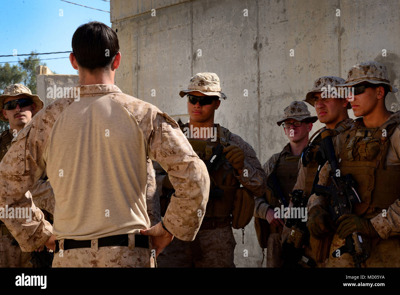 U.S. Marines from the 26th Marine Expeditionary Unit conduct urban ...