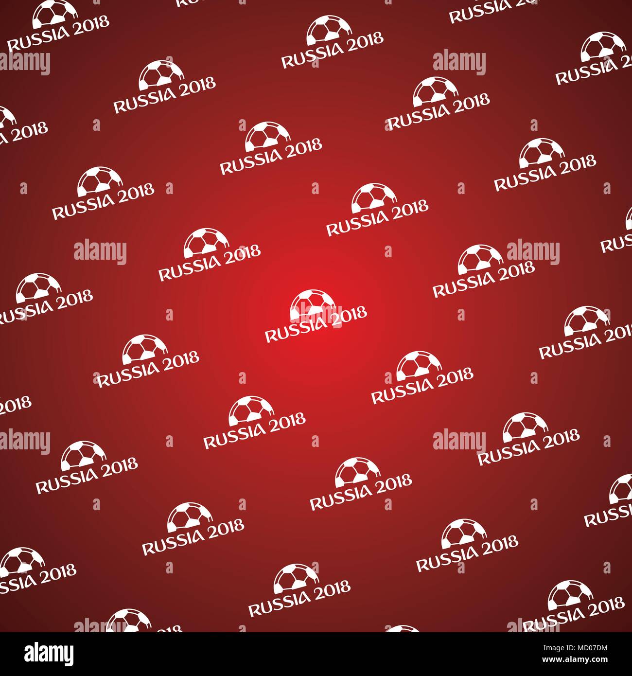 russia soccer tournament 2018 theme vector art illustration Stock ...