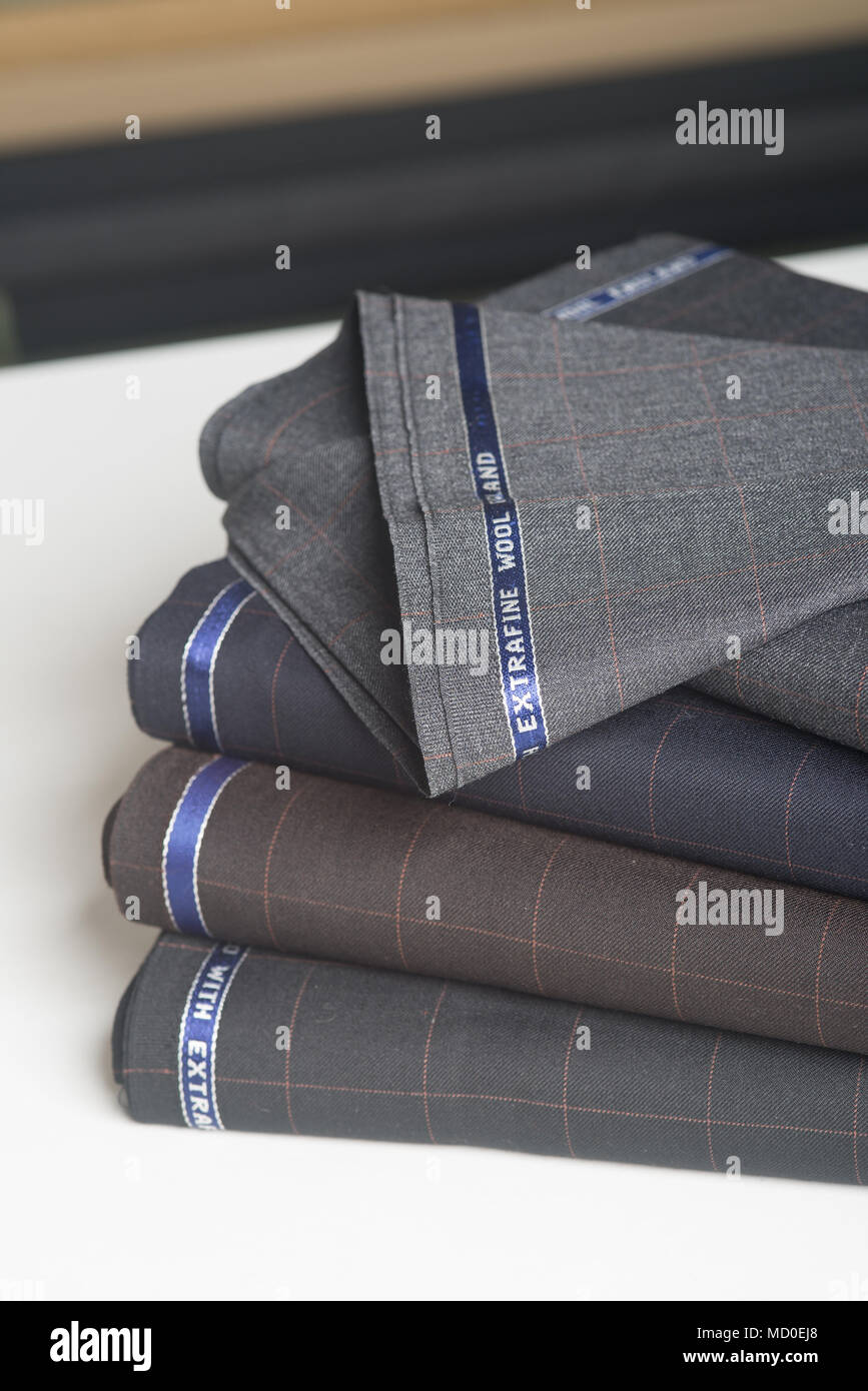 fabrics textile. Cotton Fabric Sample Stock Photo - Alamy