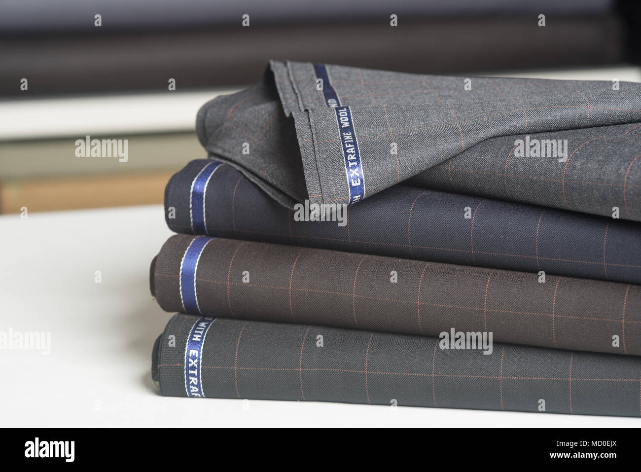 fabrics textile. Cotton Fabric Sample Stock Photo - Alamy