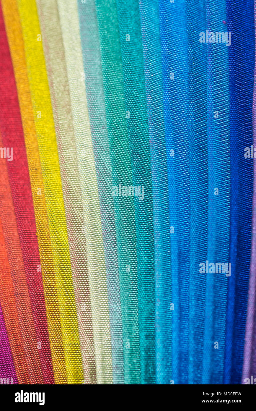 fabric. multi color fabric texture samples Stock Photo - Alamy