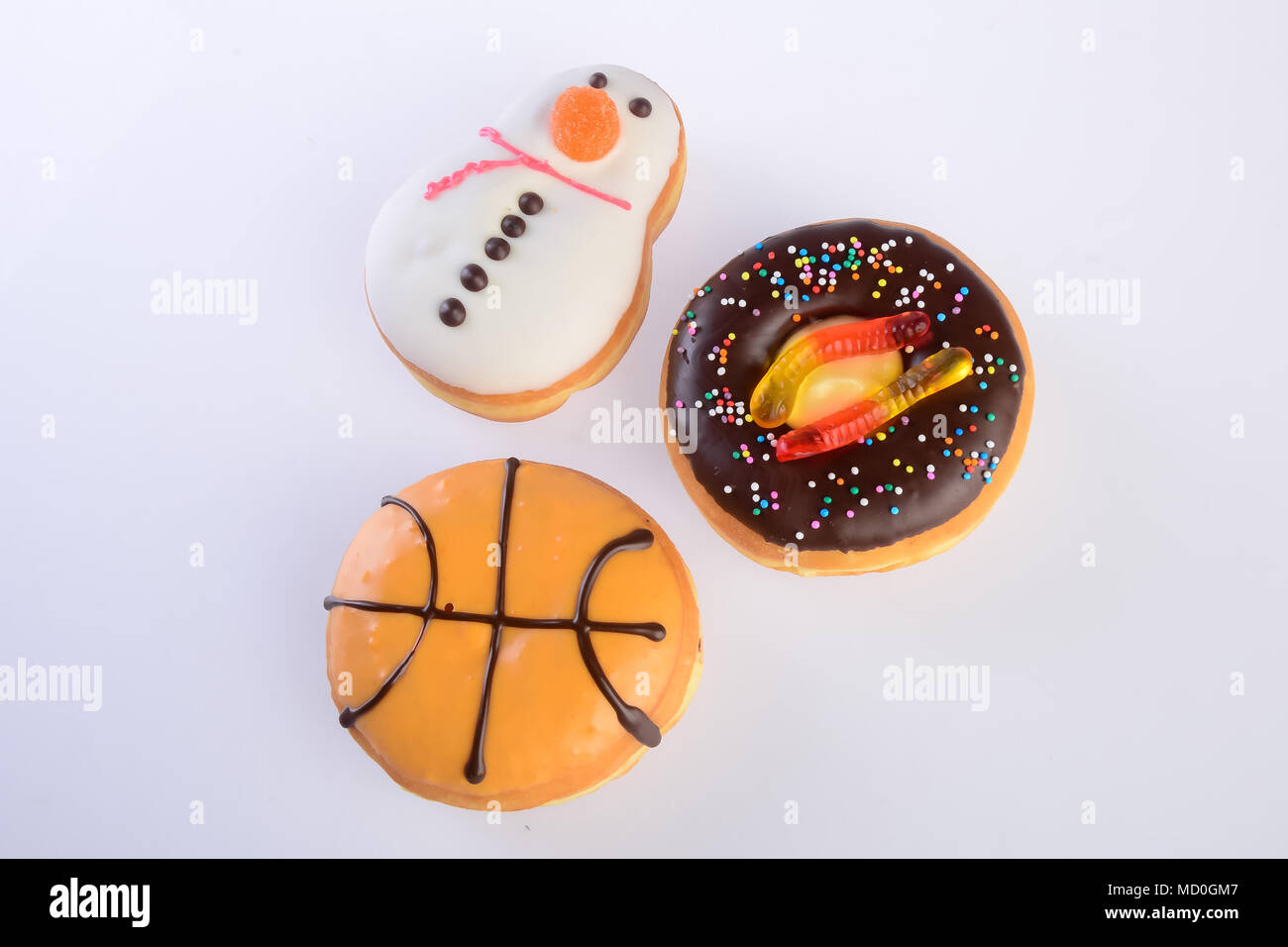 donut. Assorted donuts on background Stock Photo - Alamy