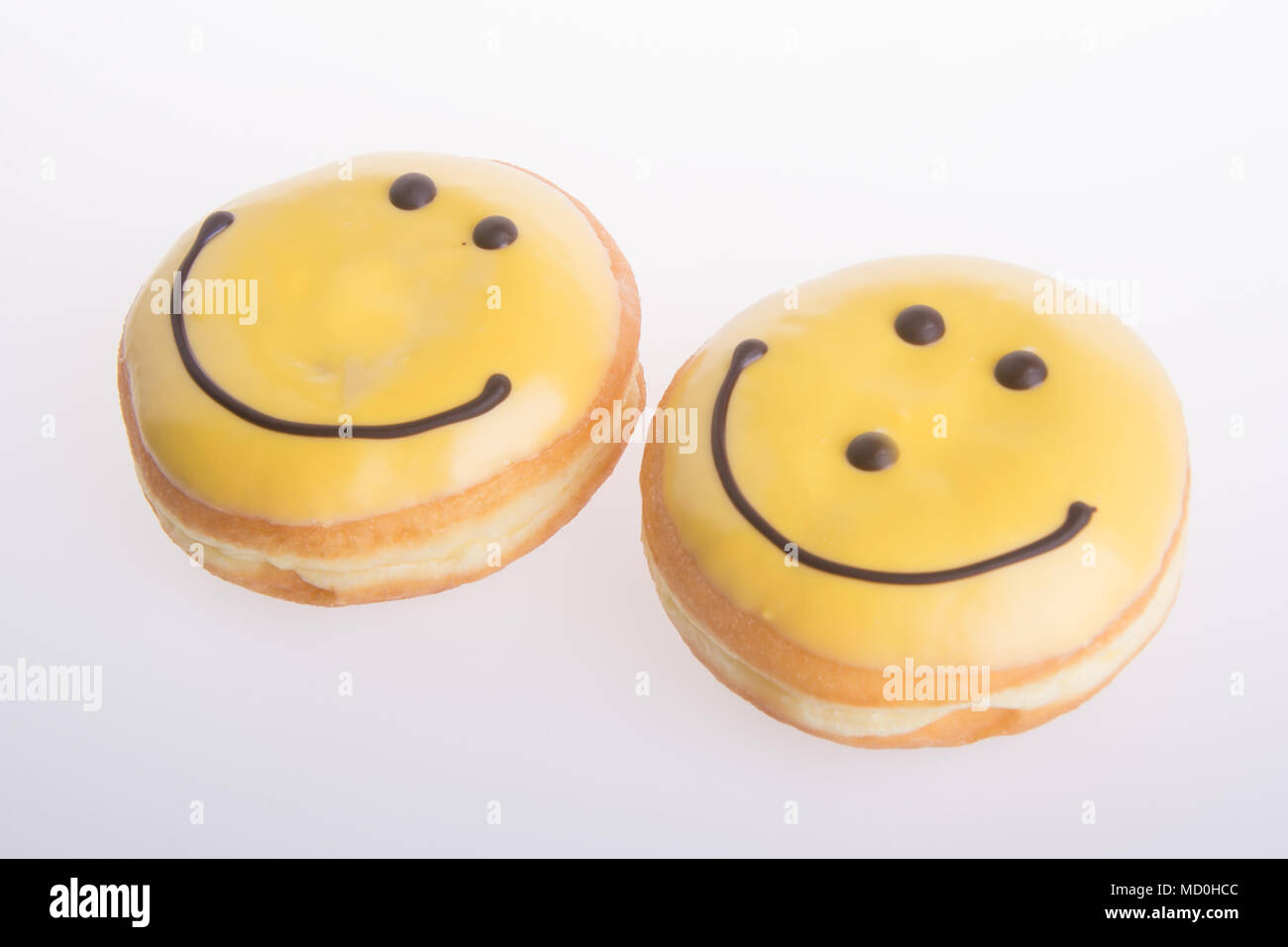 donut. happy face donut in background Stock Photo - Alamy