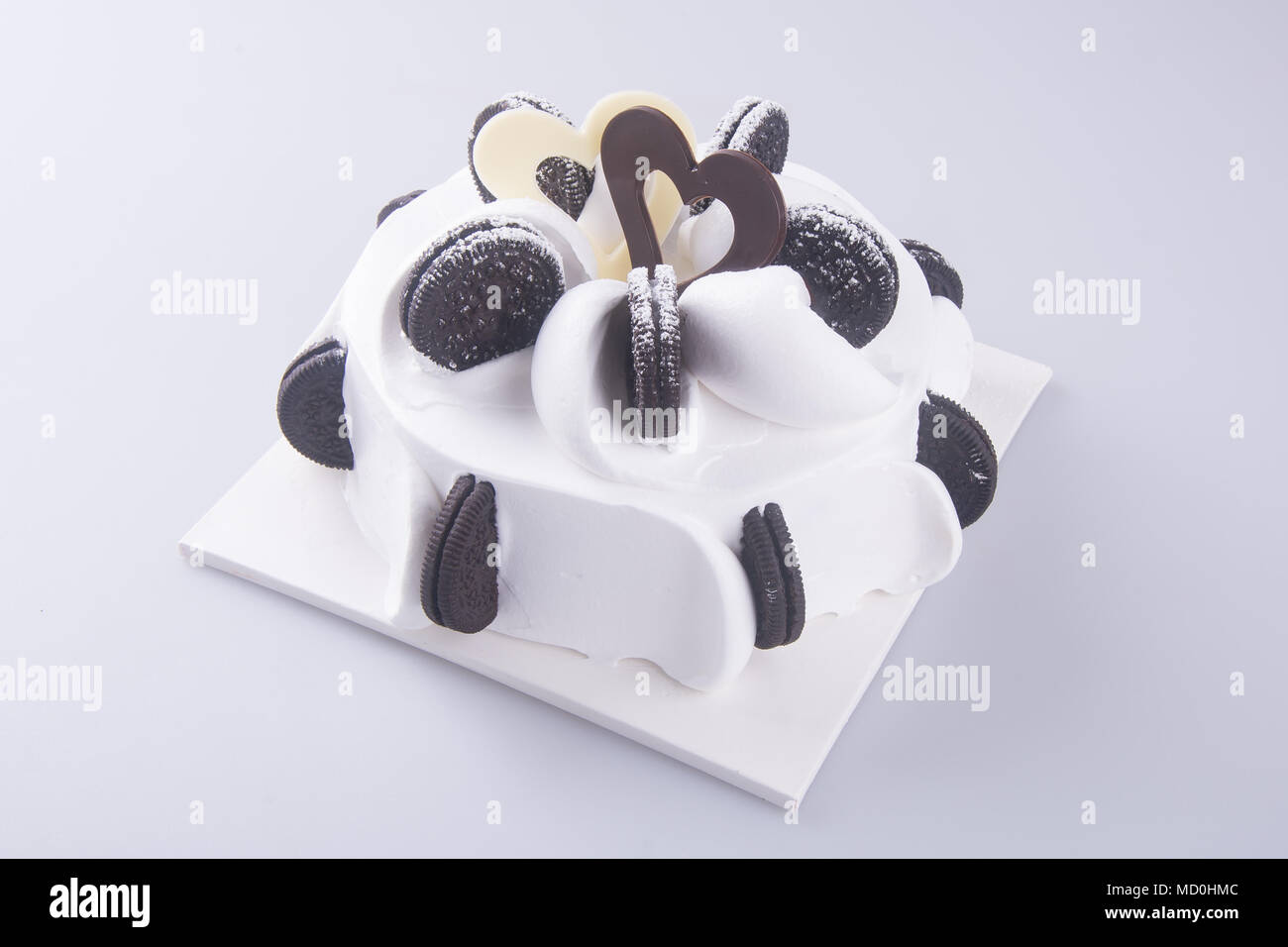 cake. ice cream cake with white background Stock Photo - Alamy