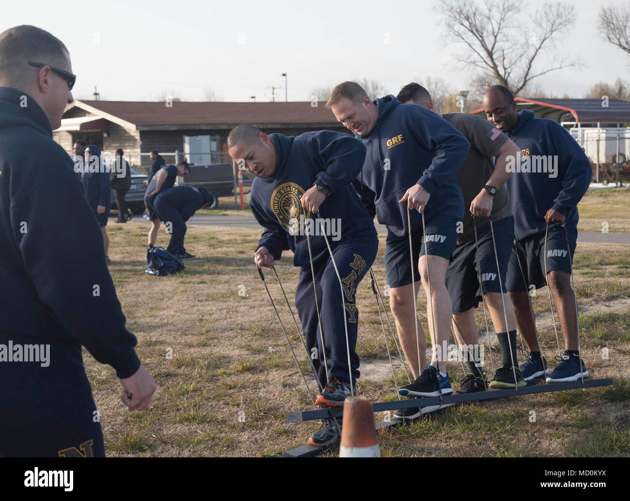 NORFOLK, Va. (Mar. 28, 2018) -- Chief petty officers from USS Gerald R ...