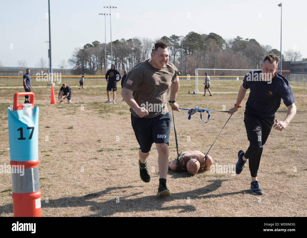 NORFOLK, Va. (Mar. 28, 2018) -- Chief petty officers from USS Gerald R ...