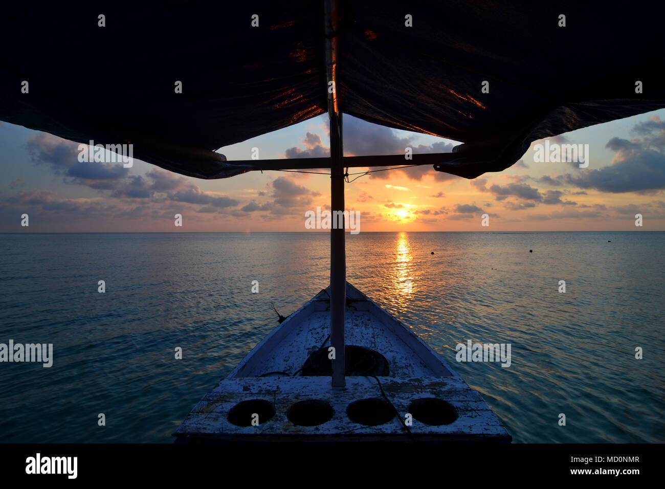 The charm of the beach and the clear sea in South Borneo, Indonesia ...