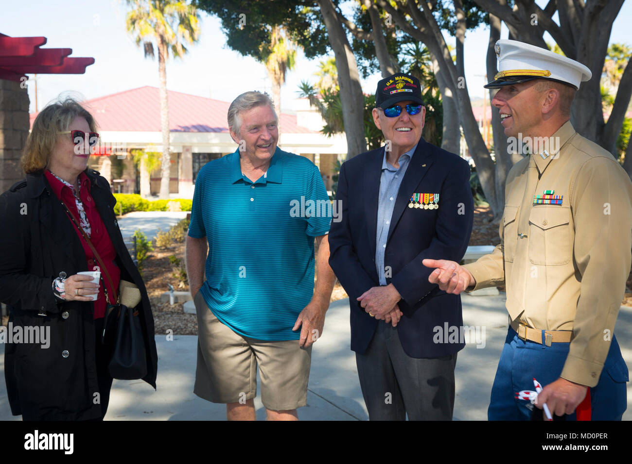 U.S. Marine Corps Capt. Cole Lapierre, the Company Commander for ...