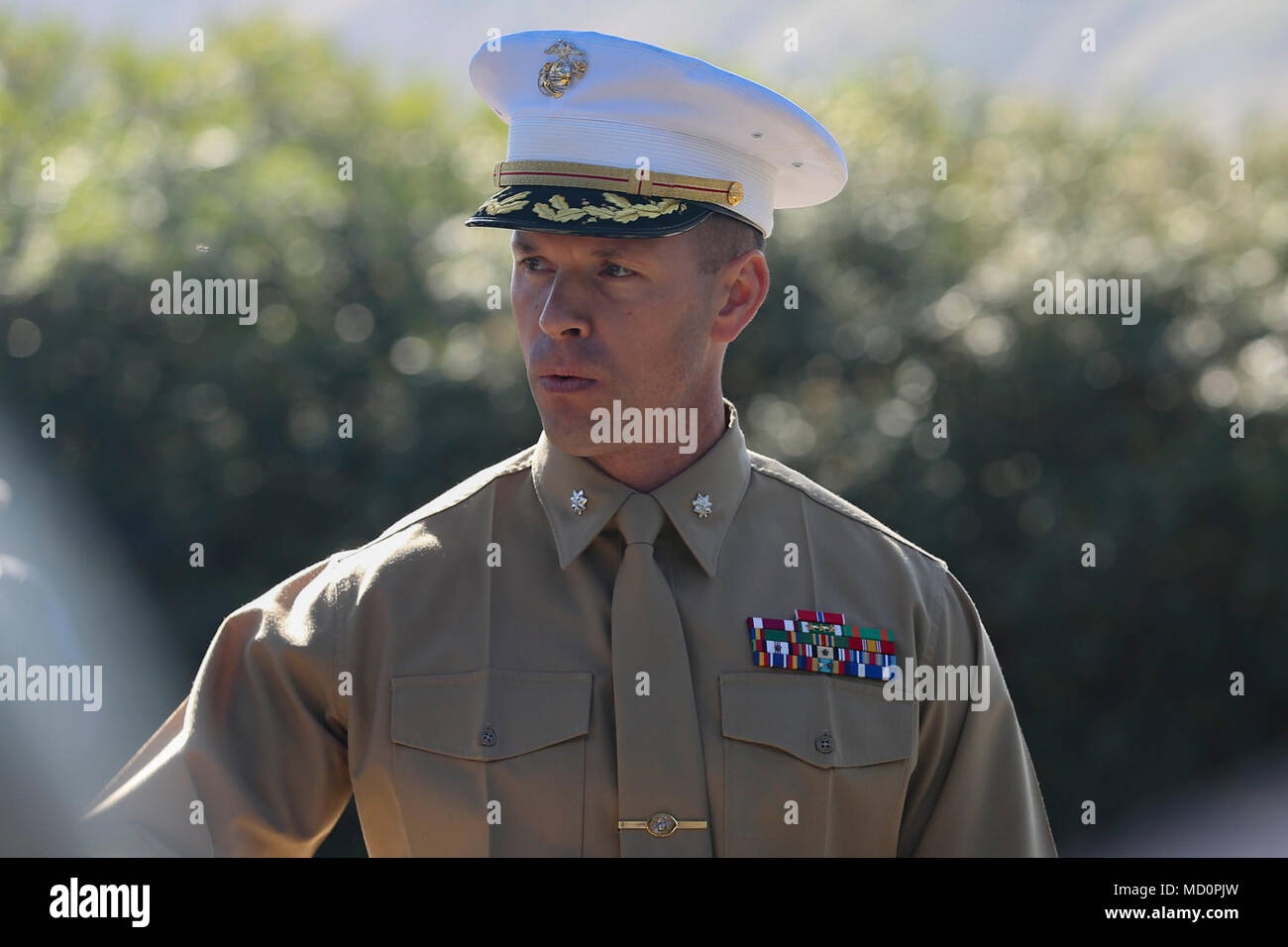 U.S. Marine Corps Lt. Col. John Gianopoulos, the commanding officer of ...