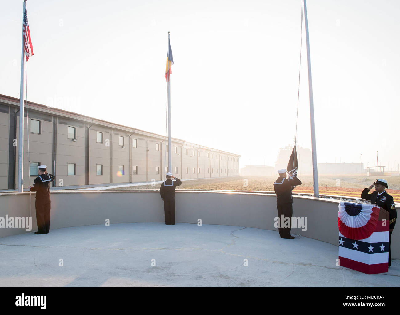 DEVESELU, Romania (March 28, 2018) Sailors assigned to Naval Support ...