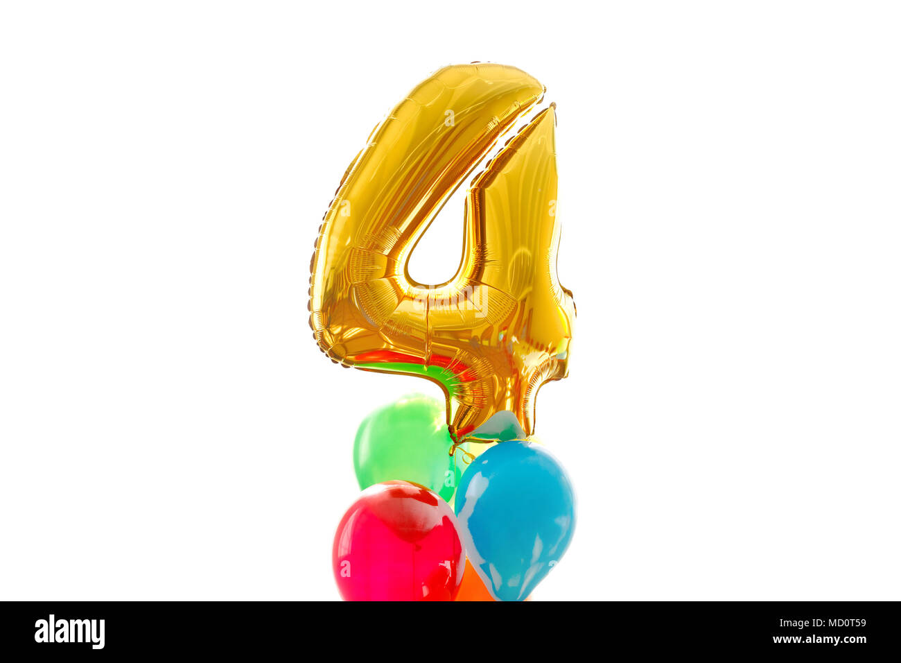 Number 4 balloon hi-res stock photography and images - Alamy