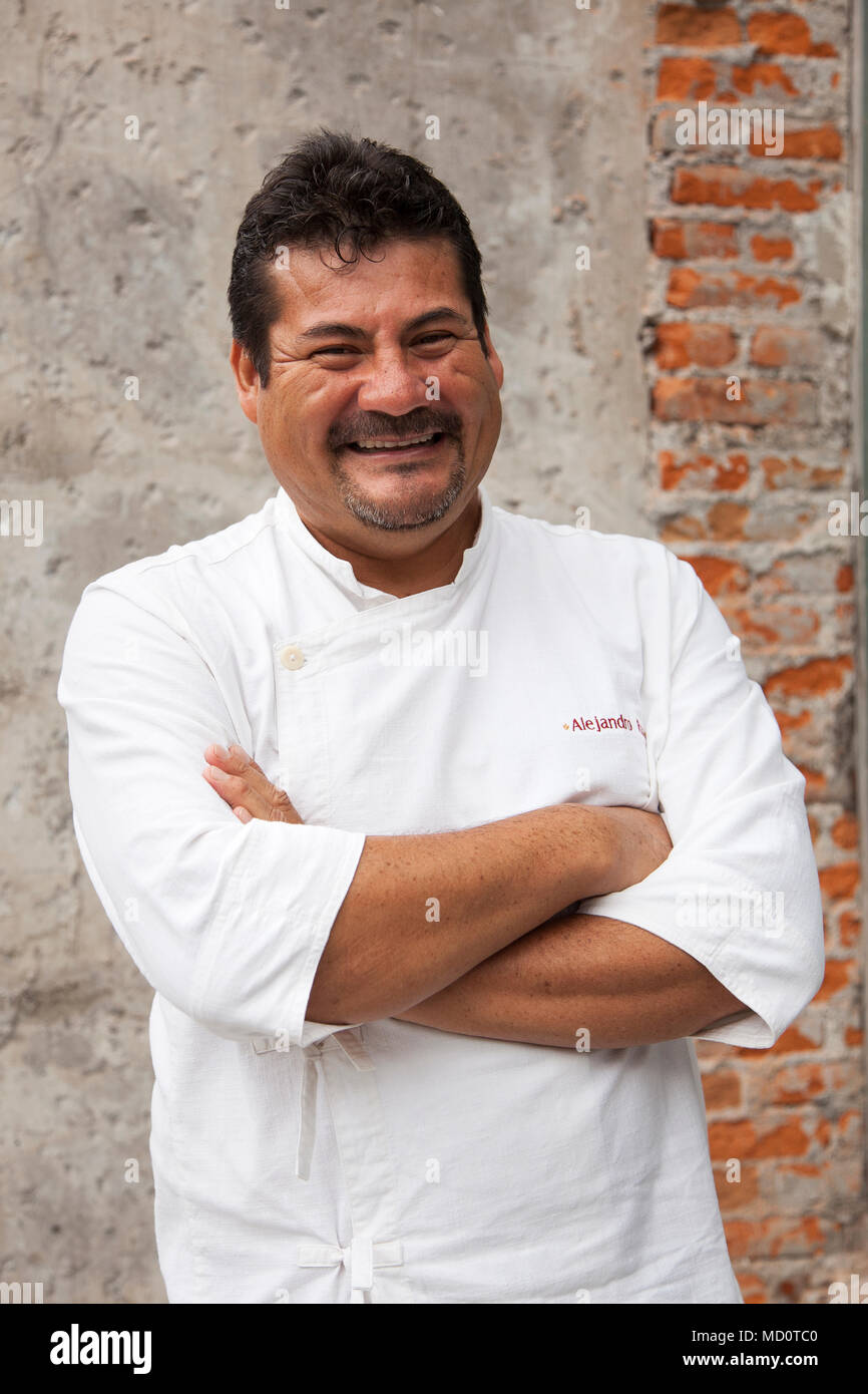 Chef Alejandro ruiz of Casa Oaxaca, Mexico City, Mexico Stock Photo - Alamy