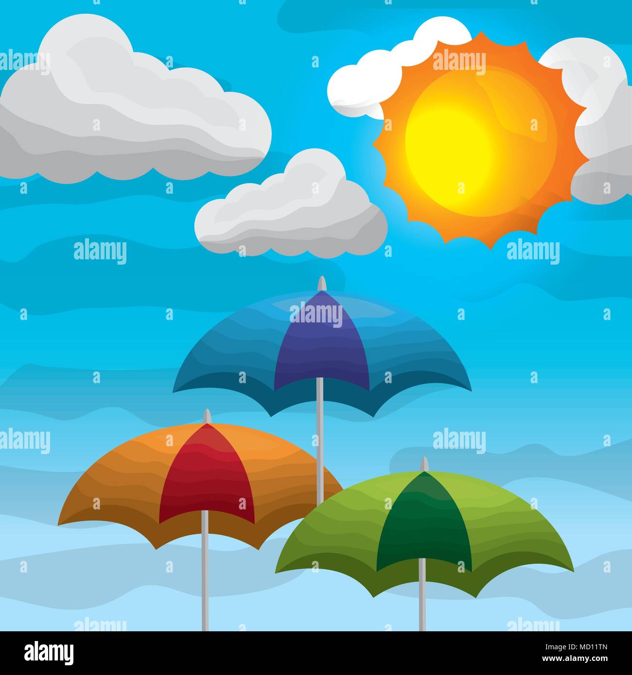 summer and rain season Stock Vector Image & Art - Alamy