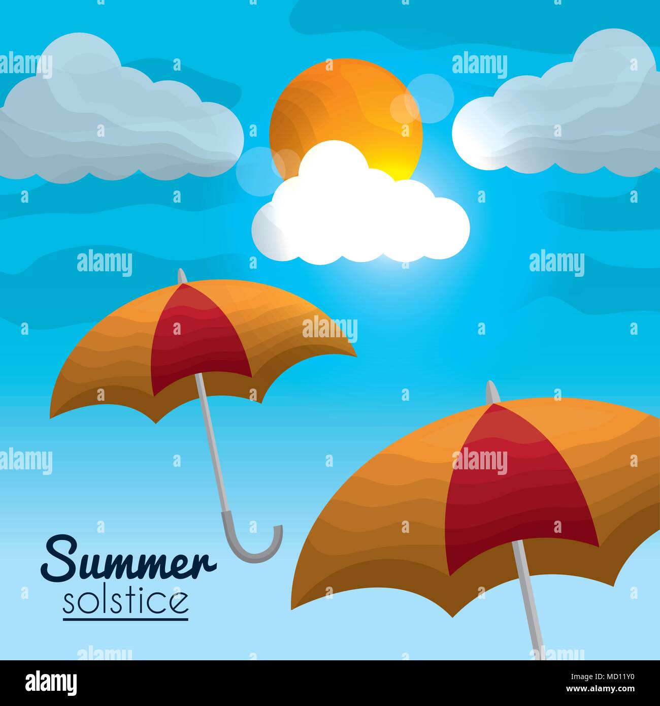 Summer solstice design Stock Vector Images - Alamy