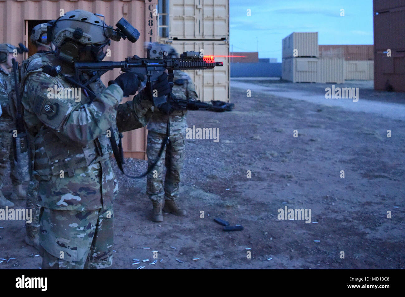 Chief Master Sergeant of the Air Force Kaleth O. Wright fires training ...