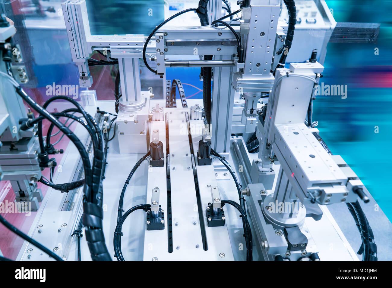 robotic hand machine tool at industrial manufacture factory Stock Photo ...