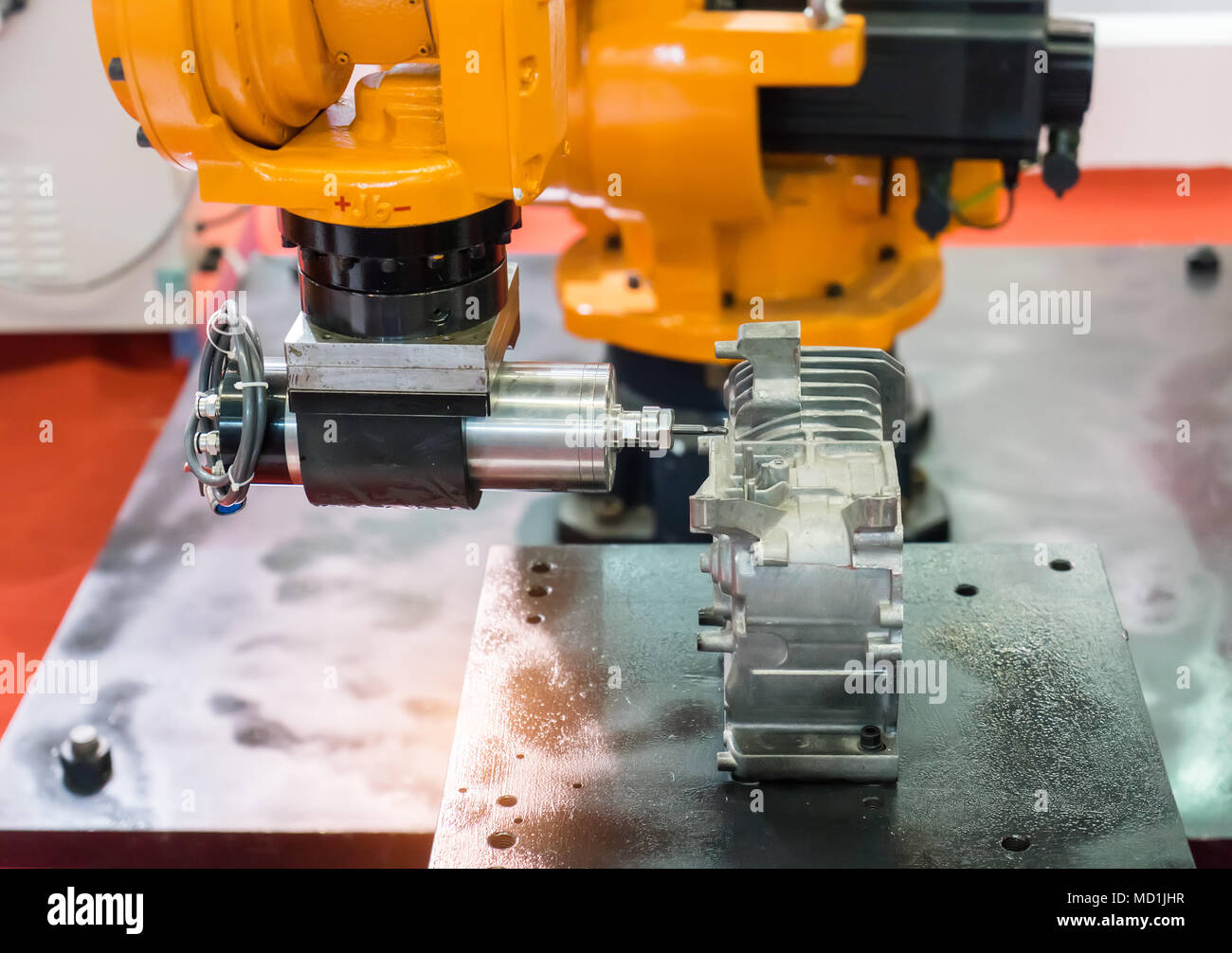robotic hand machine tool at industrial manufacture factory Stock Photo ...