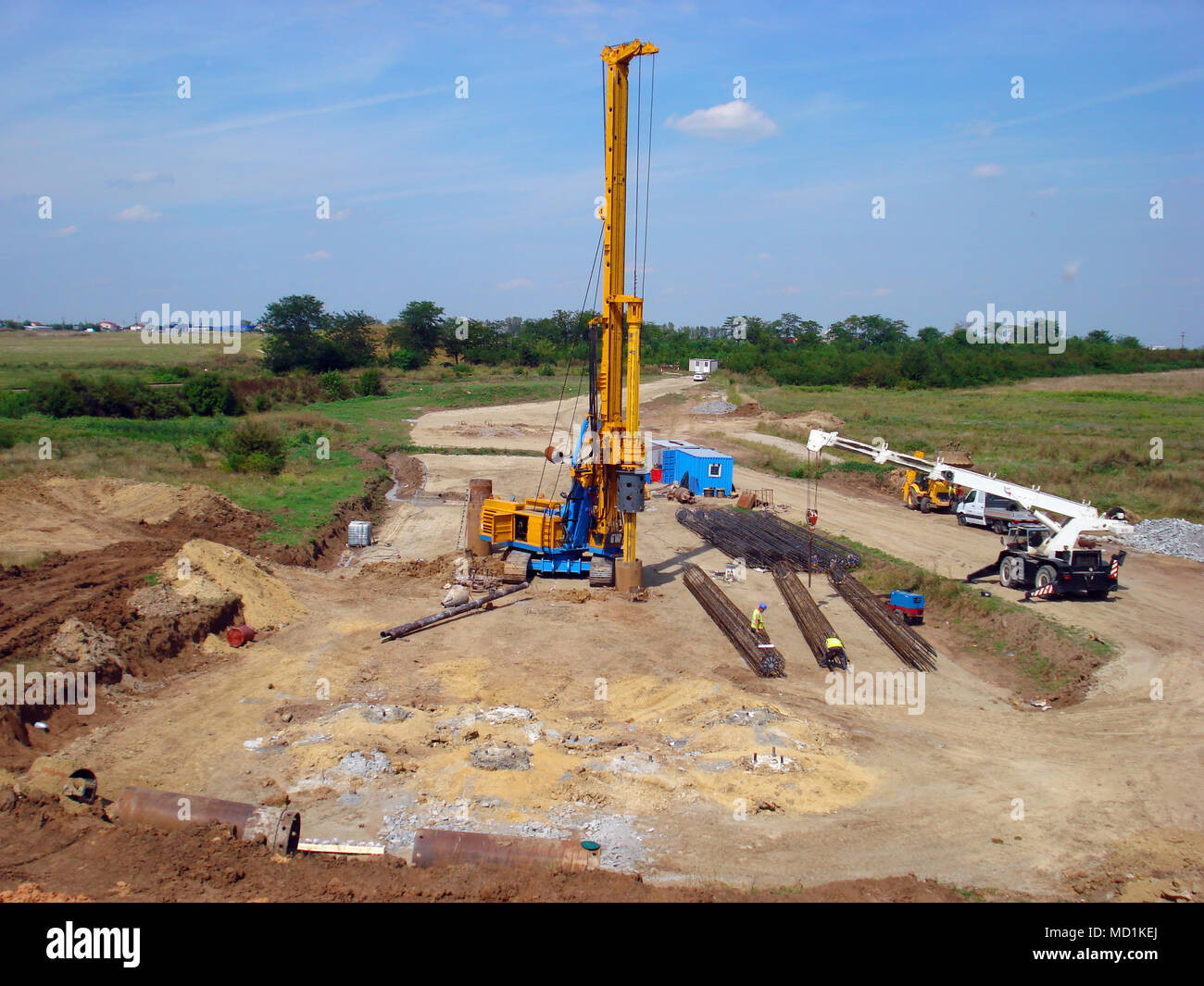 Soil auger drilling hi-res stock photography and images - Alamy