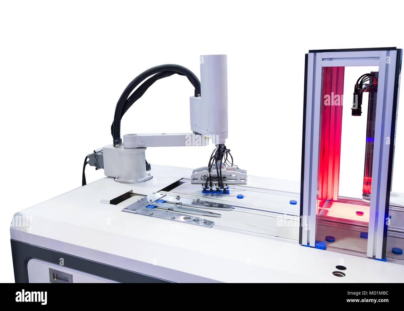 Robotic machine vision system in factory Stock Photo - Alamy