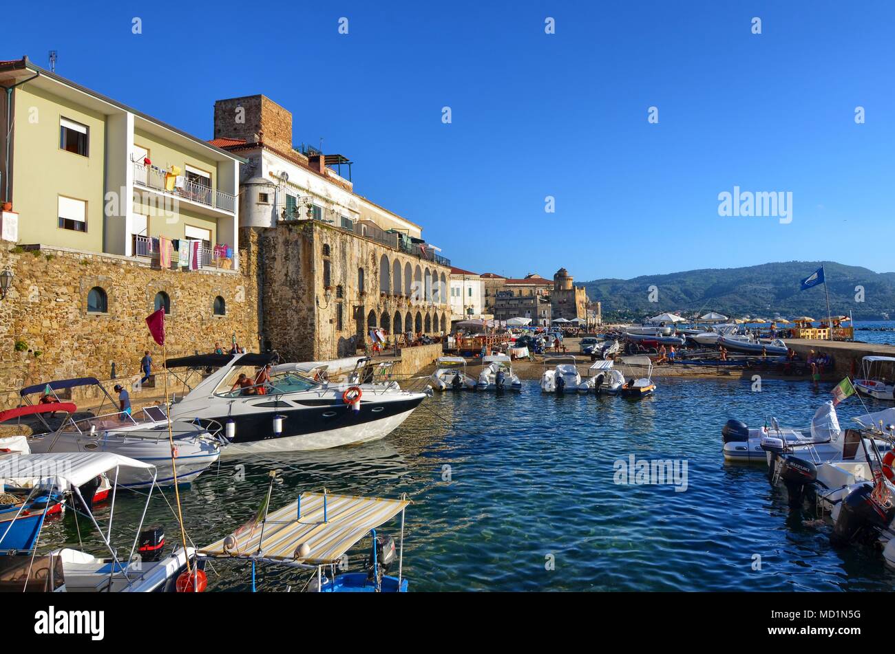 Santa Maria di Castellabate, Campania region, Italy August 15 2016. The ...