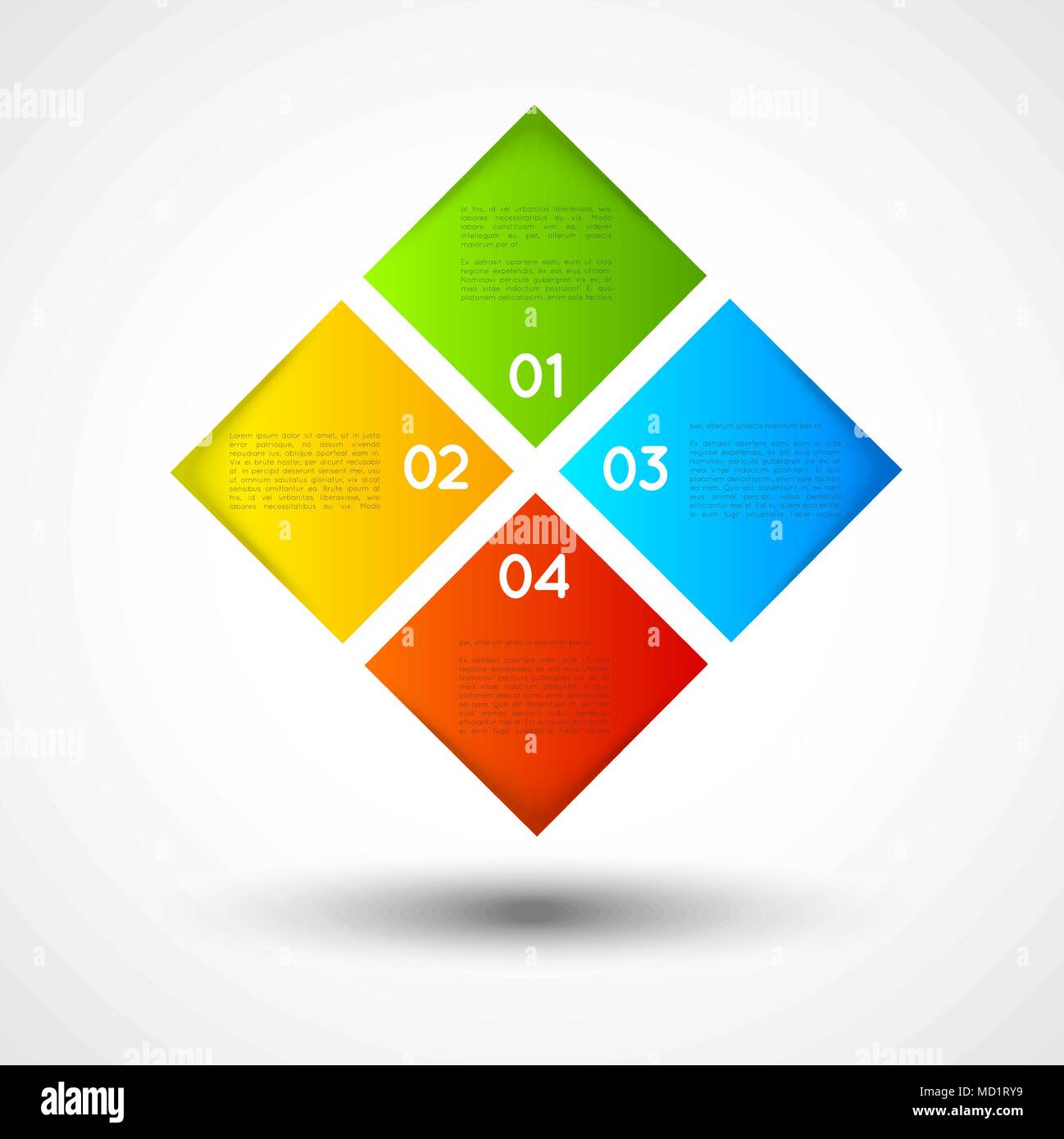 vector ifographic template squares, options/infographic design element ...
