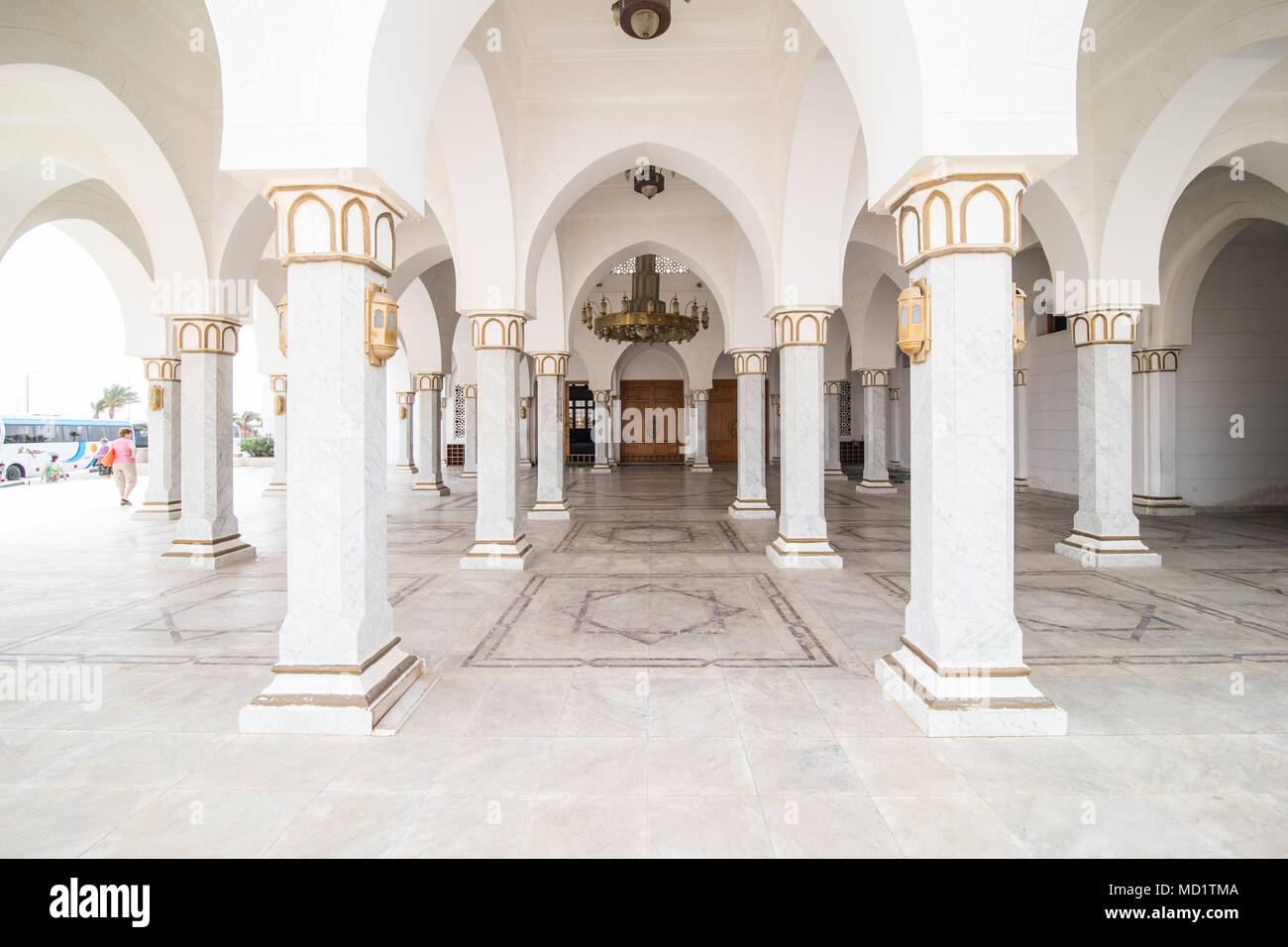 Mubarak Mosque, Islamic. Egypt. Big mosque in Sharm-El-Sheikh Stock ...