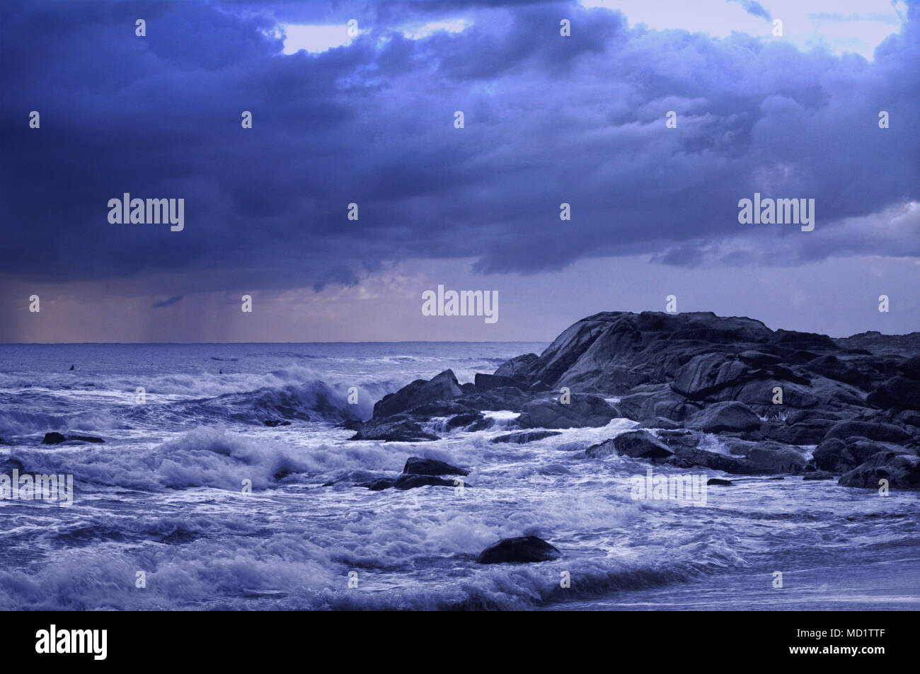 Storm over Coolum Beach, Australia Stock Photo - Alamy