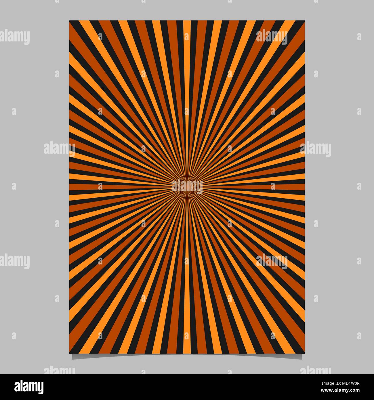 Geometric star burst cover template - vector page background graphic ...