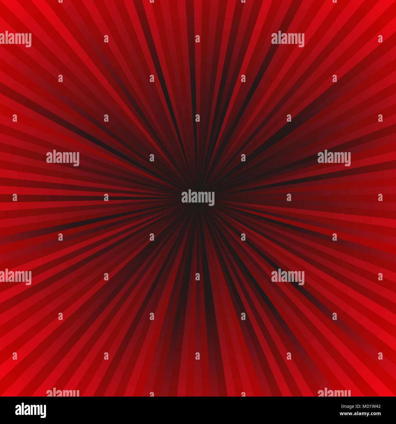 Red Ray Burst Background Vector Graphic Design Stock Vector Image