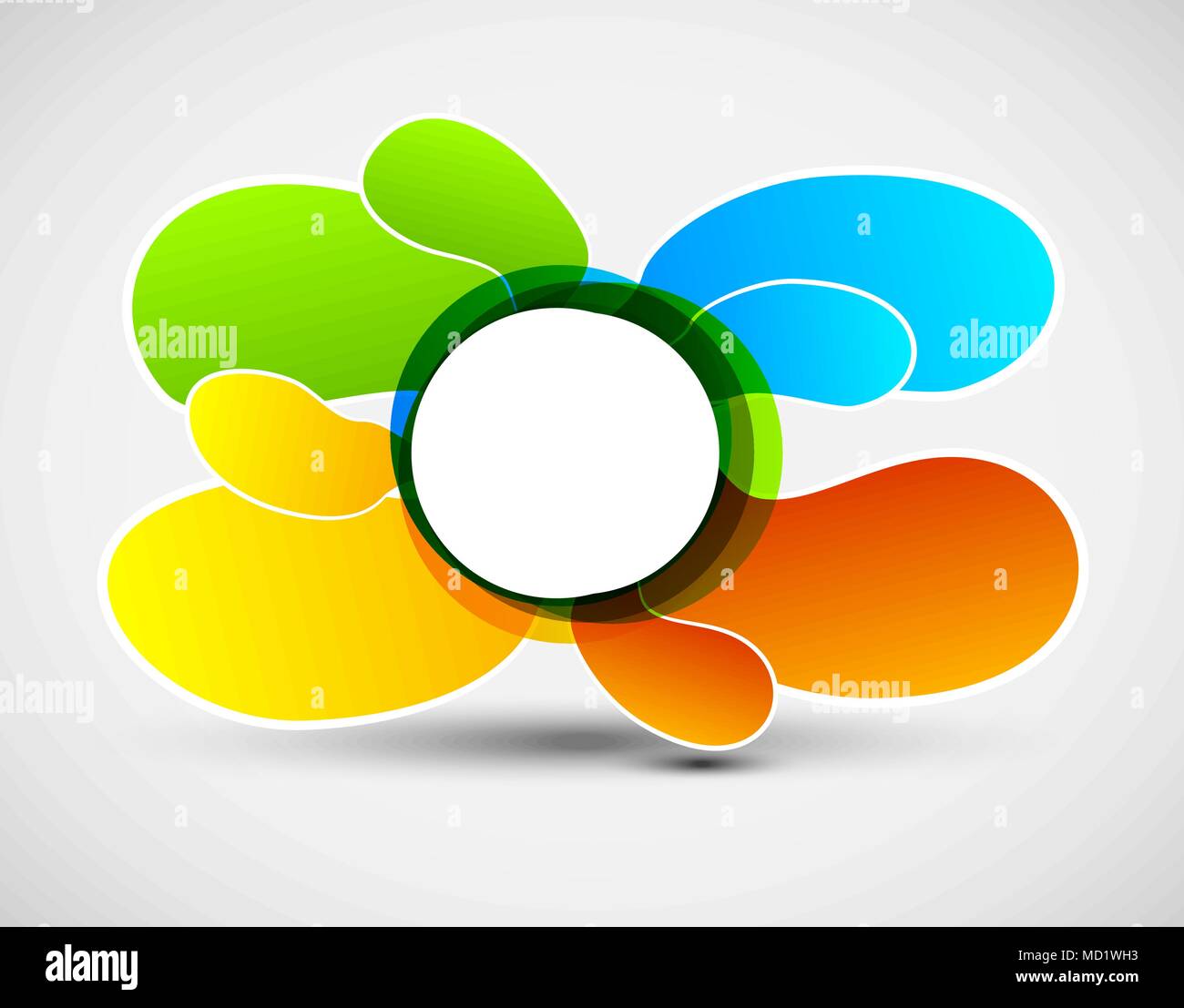 abstract colorful background with white sign Stock Vector Image & Art ...